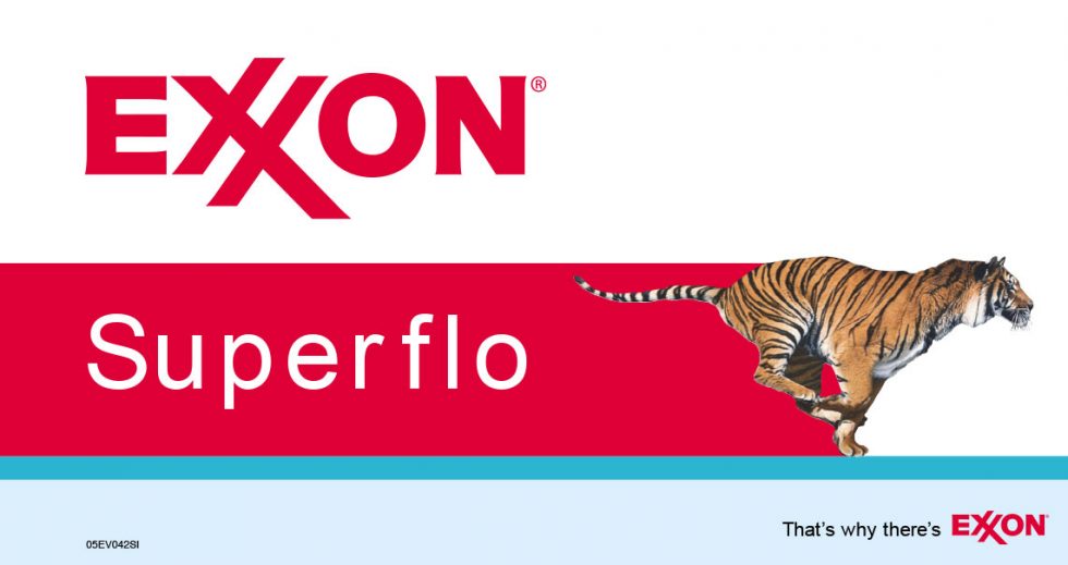 Exxon Mobil Exxon Superflo Signage Design - RgB Design Group LLC