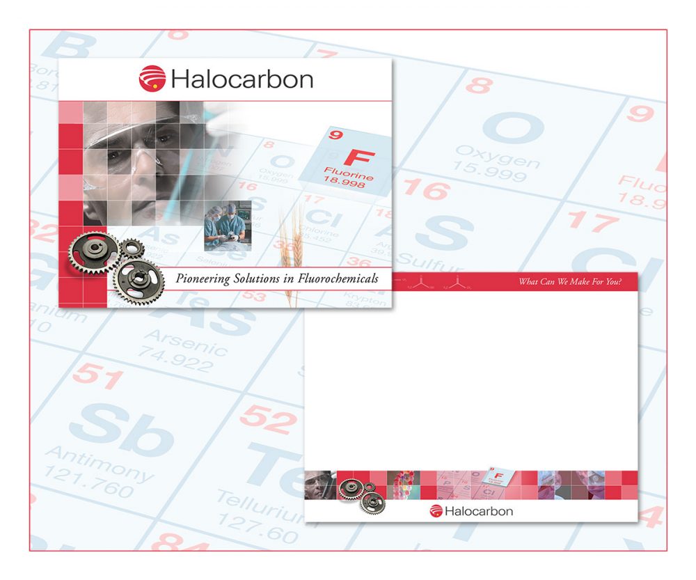 Halocarbon Power Point Template Design - RgB Design Group LLC